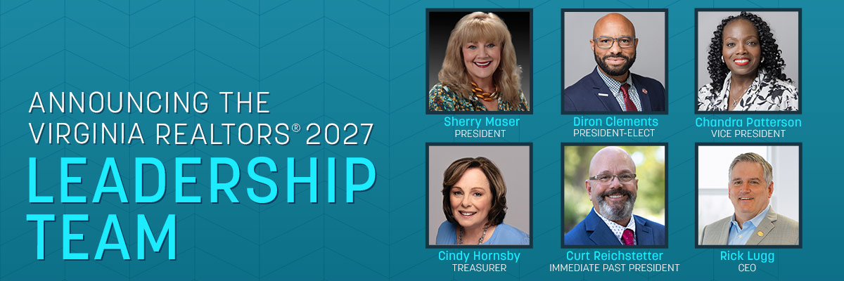 Announcing the Virginia REALTORS® 2027 Leadership Team - Virginia REALTORS®